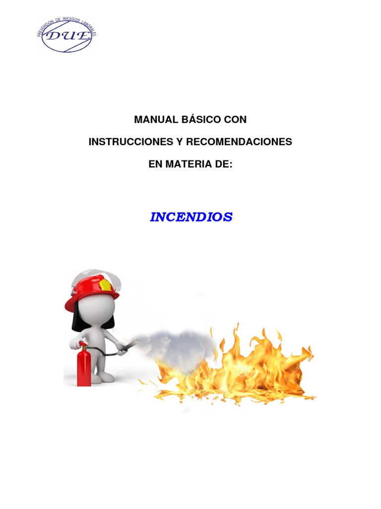 Manual Básico sobre Incendios y Extinción | PDF | Combustión | Agente oxidante