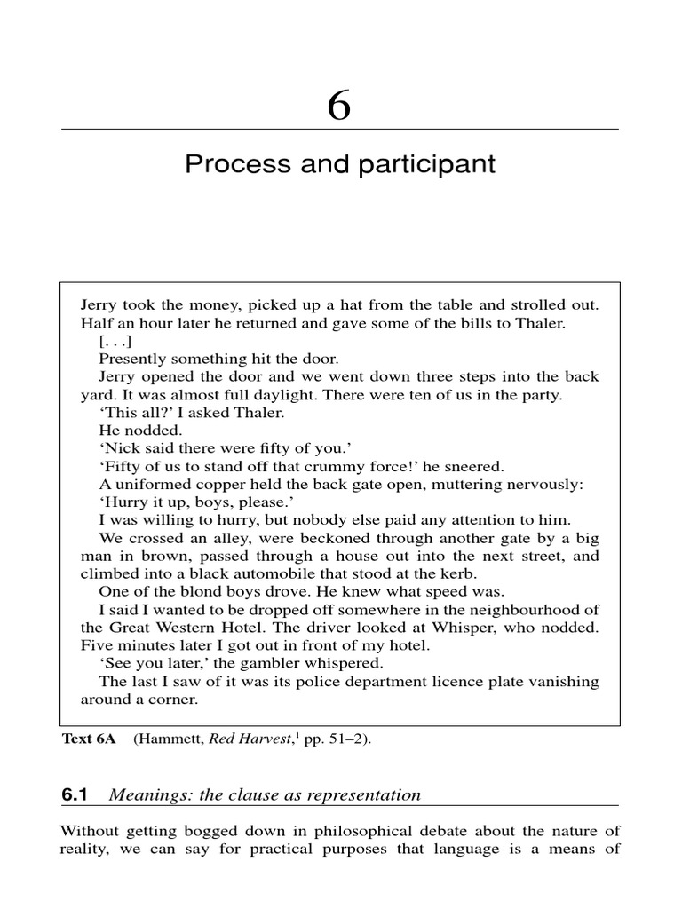 Bloor & Bloor - Chapter 6 - Process and Participant | PDF