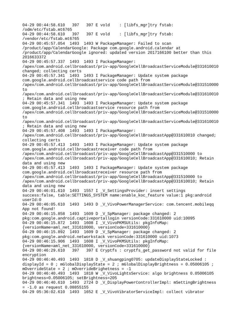 Log | Download Free PDF | Software Engineering | Computer Programming
