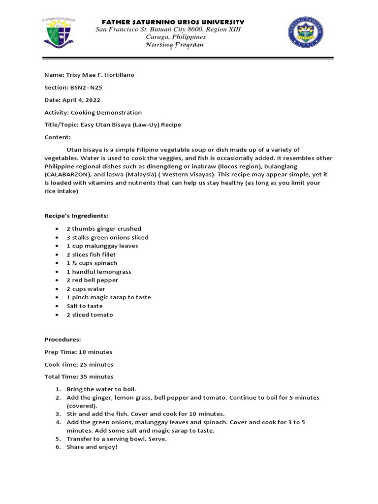 CHN2 CookingDemoResourceManual | PDF | Heart | Blood Pressure