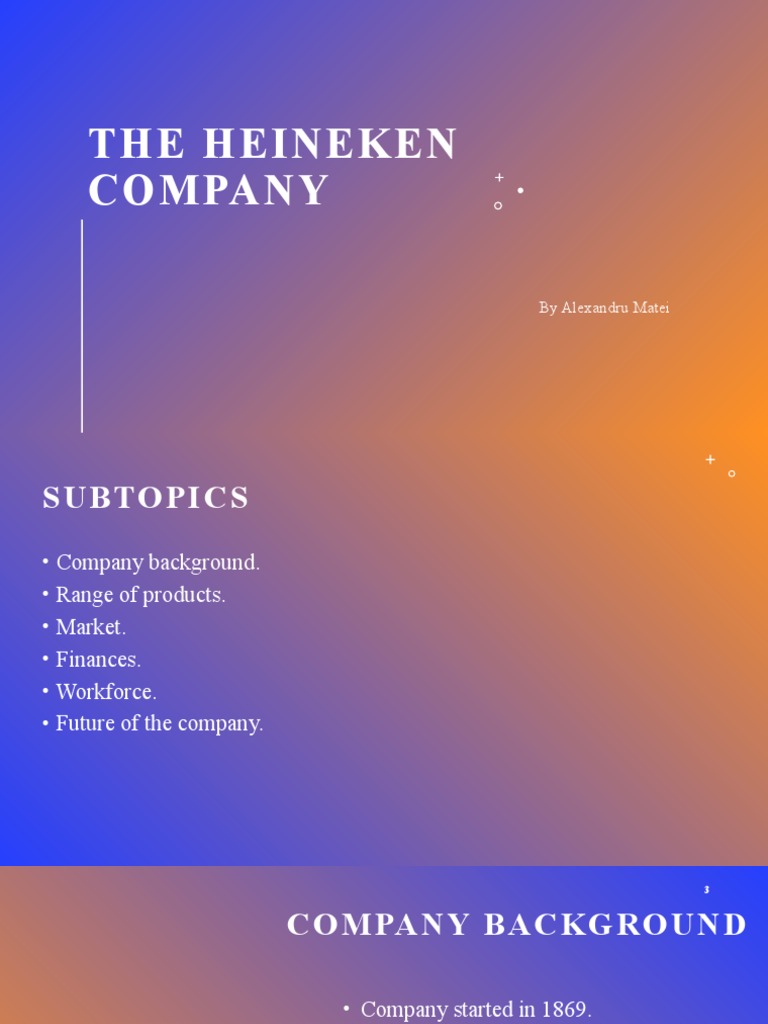 The Heineken Company | PDF | Business