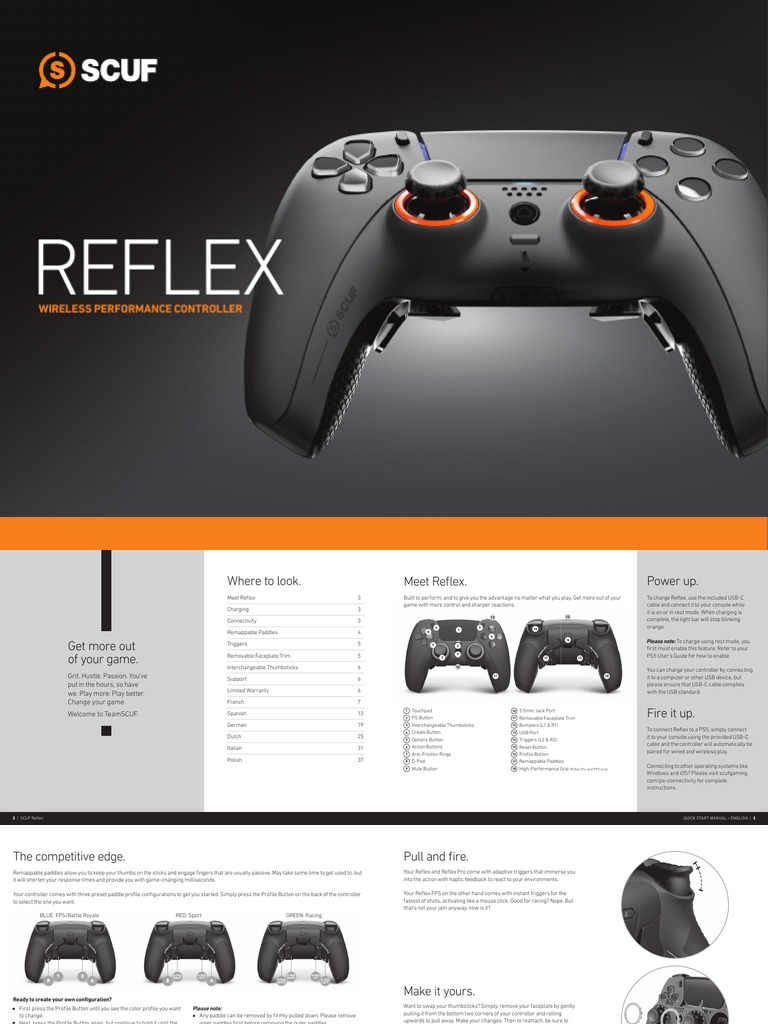 Scuf Reflex Manual | PDF