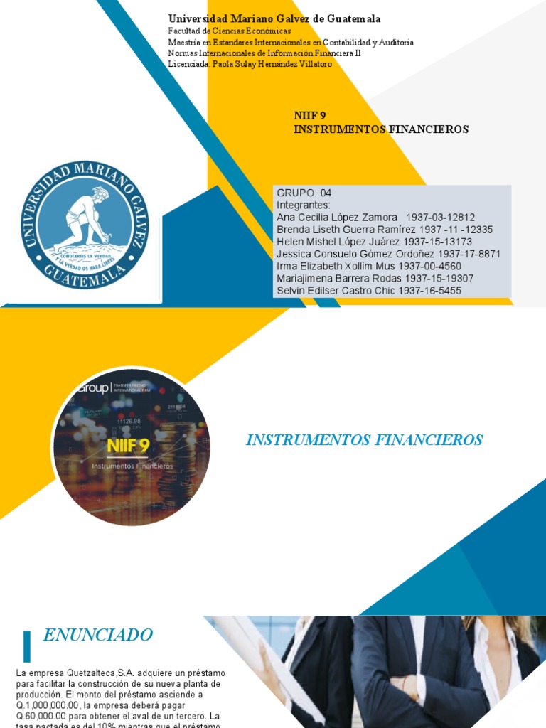 Niif 9 Caso Practico. | PDF | normas internacionales de INFORMACION ...