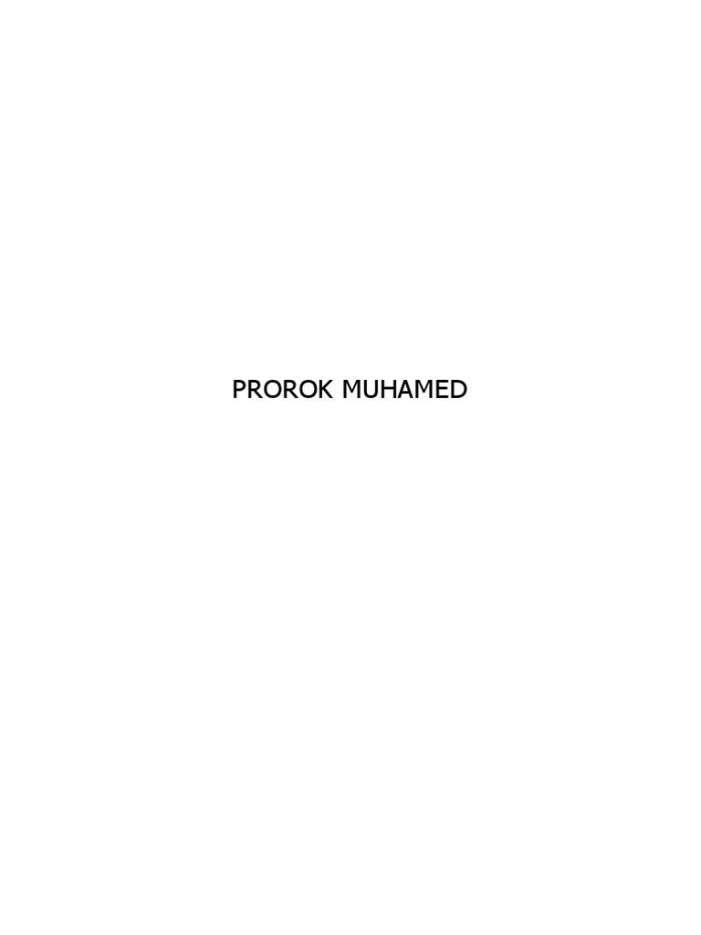 Prorok Muhamed | PDF