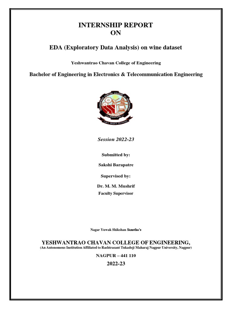 Engineering Students' EDA Report | PDF | Control Flow | Principal Component Analysis