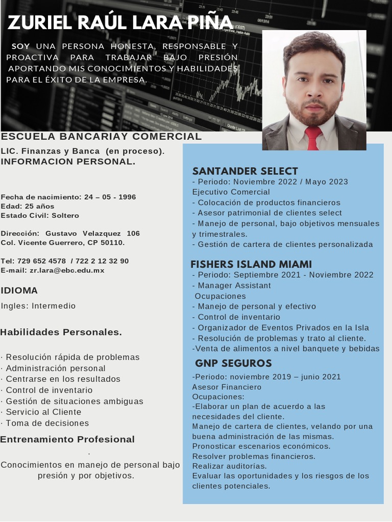 CV 2023 Act. RLP | PDF | Business | Economias