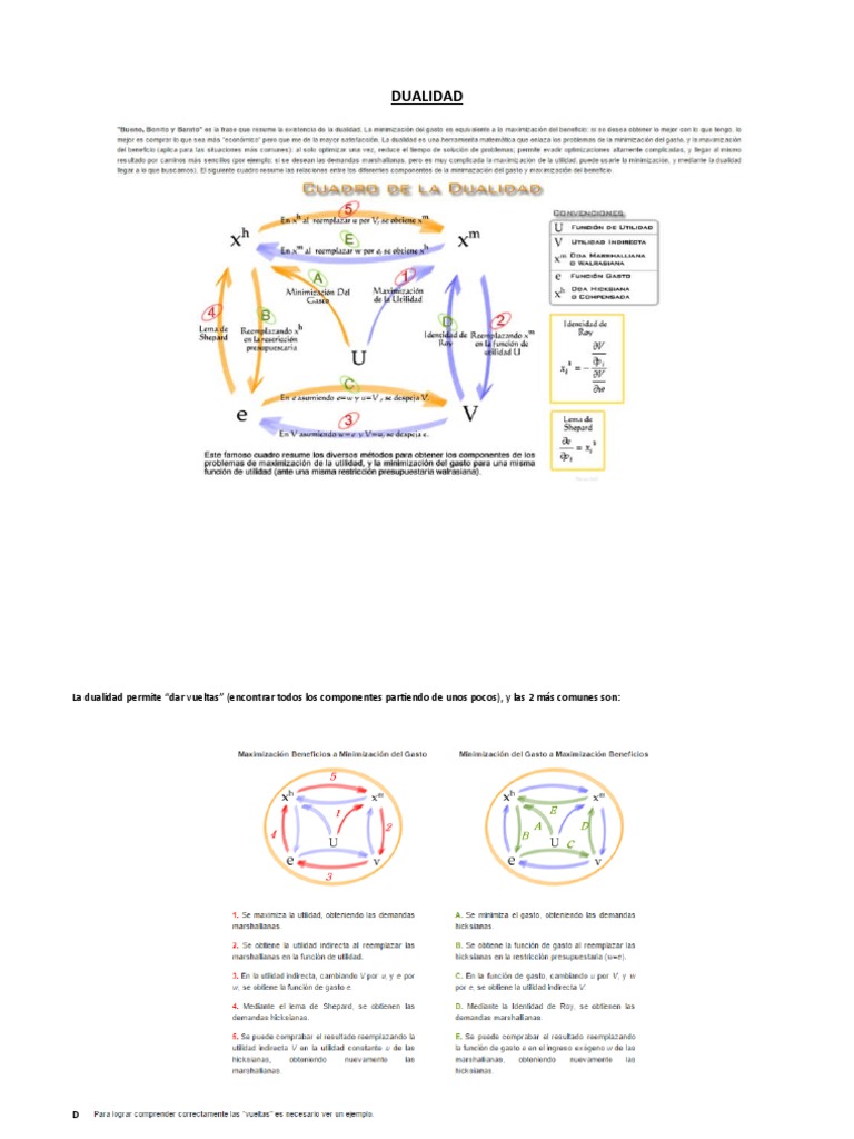 DUALIDAD. Concepto y Ejemplo | PDF