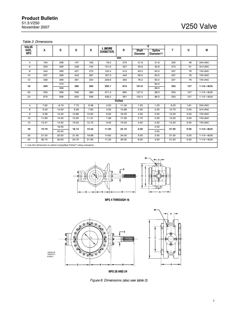 V250 Valve: Product Bulletin | PDF | Mechanical Engineering | Machines