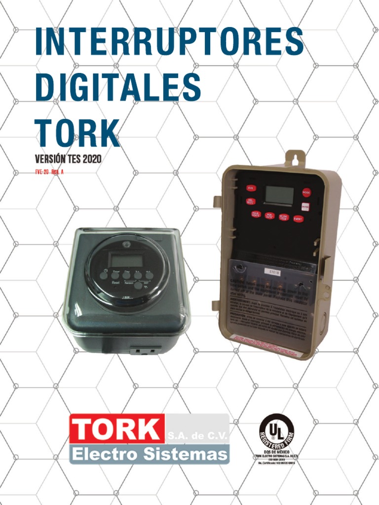 Tork Catalogo Interruptores Digitales 2020 | PDF