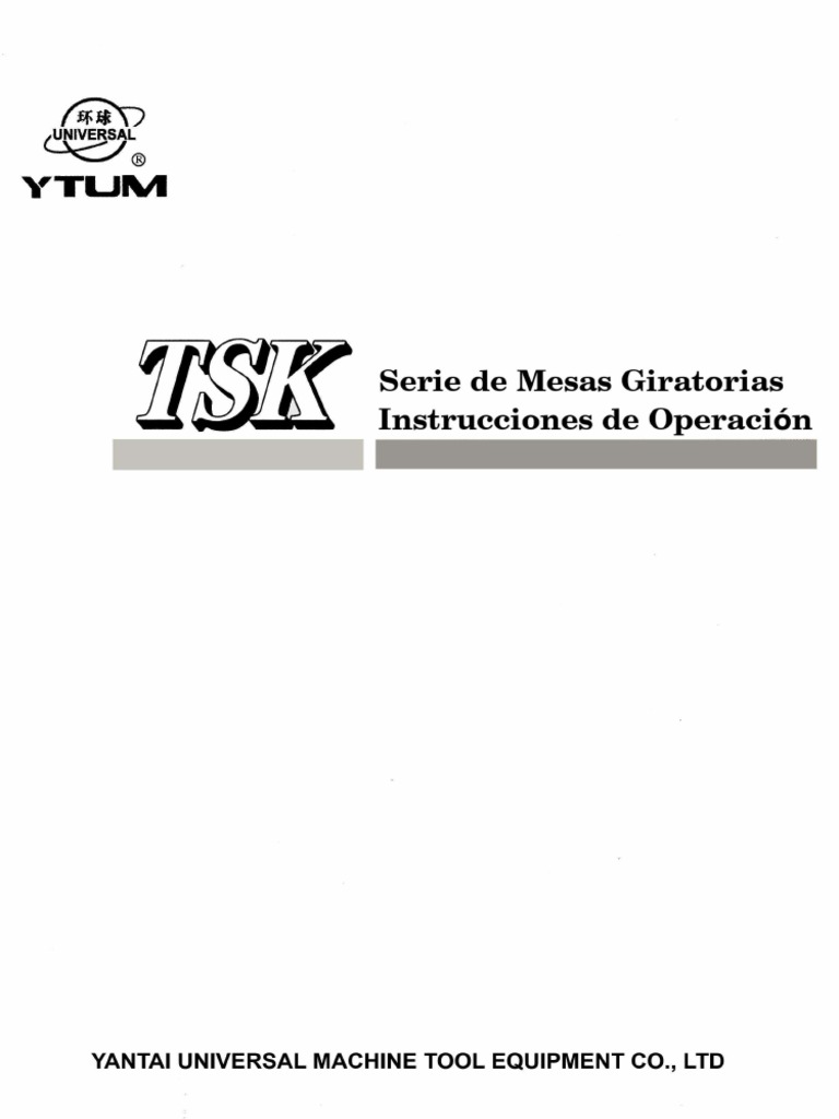 Manual Mesa Giratoria | PDF