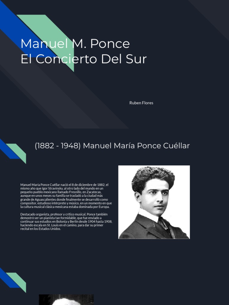 Manuel M. Ponce El Concierto Del Sur | PDF