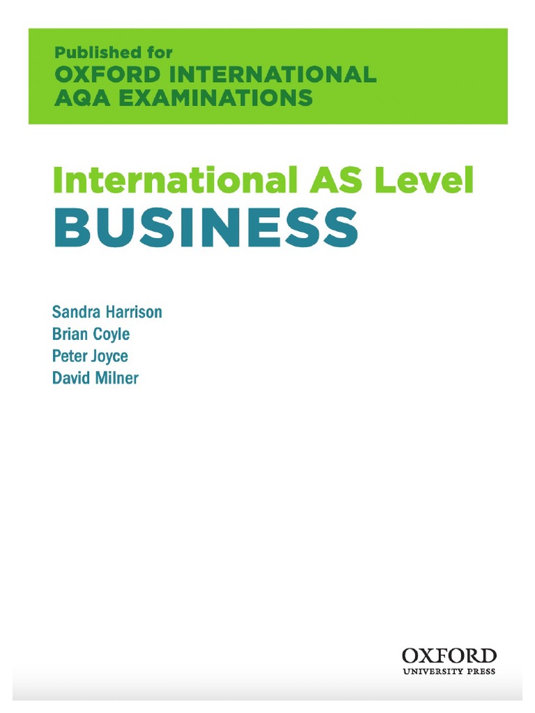 Business Textbook Version 1 | PDF