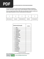 Teste: SRQ 20 - Self Report Questionnaire | PDF