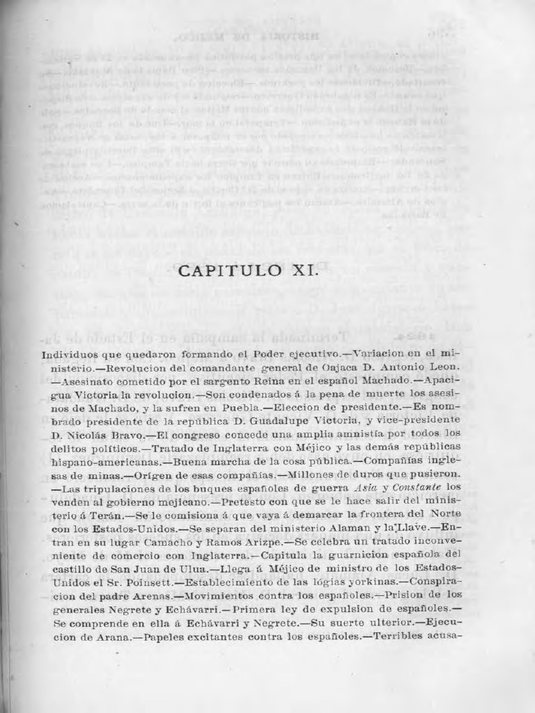 Historia de Mexico Xi - Cap Xi | PDF | México