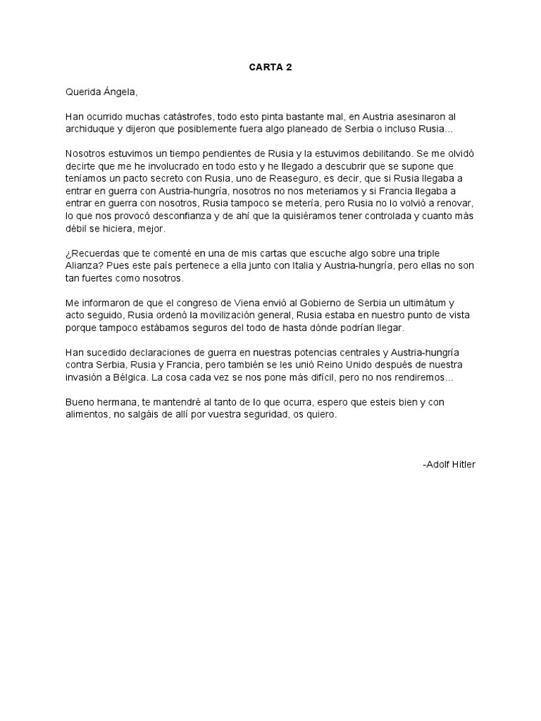 2 Carta. 2 | PDF | Historia