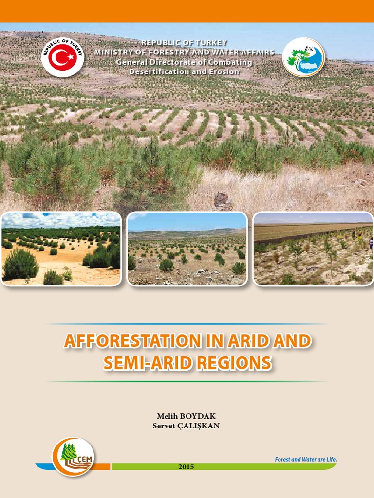 Afforestation in Arid and Semi Arid Regions | PDF | Drought | Desert