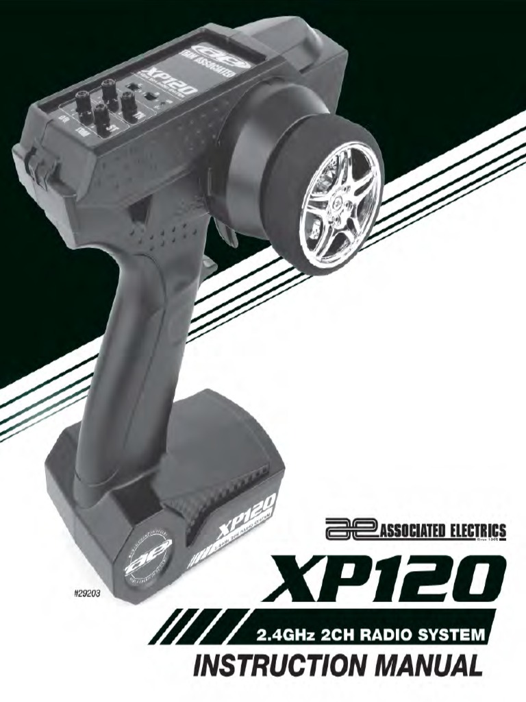 Associated XP120 Radio - DVC - Manual - Waden - OnLine | PDF