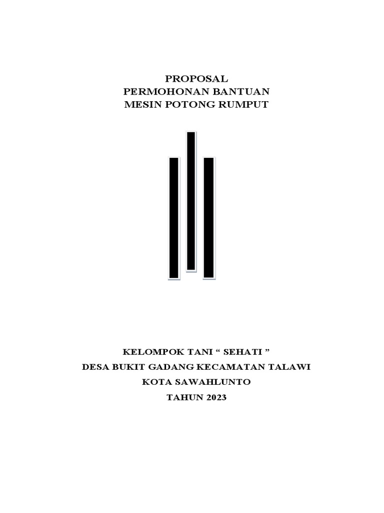 Proposal Mesin Potong Rumput | PDF | Memasak, Makanan, & Anggur | Sains ...