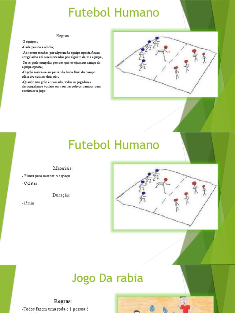 Jogos Lúdicos de Futebol Humano | PDF