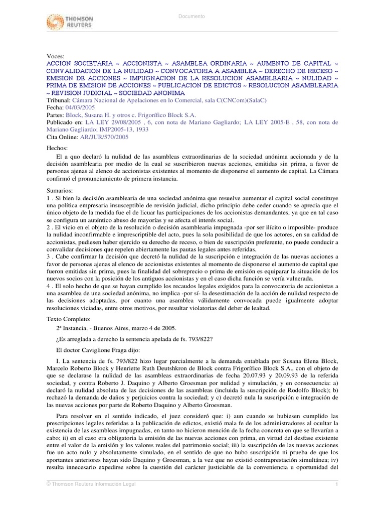 Block C Frigorifico Block | PDF | Sentencia (ley) | Judicaturas