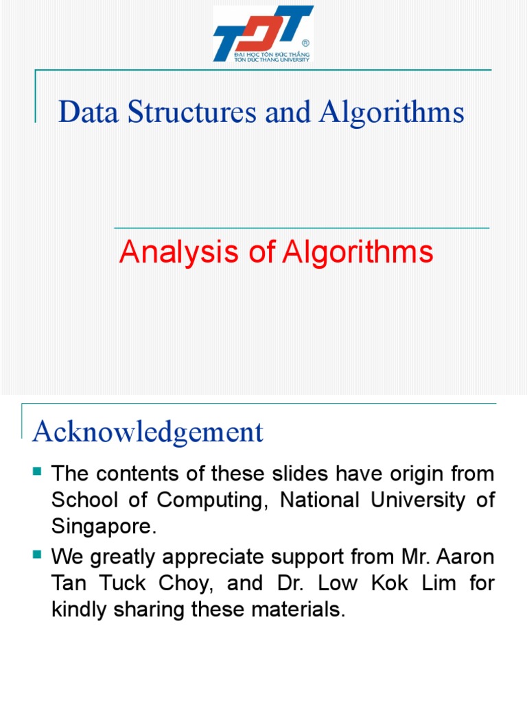 05 Analysis of Algorithms | PDF