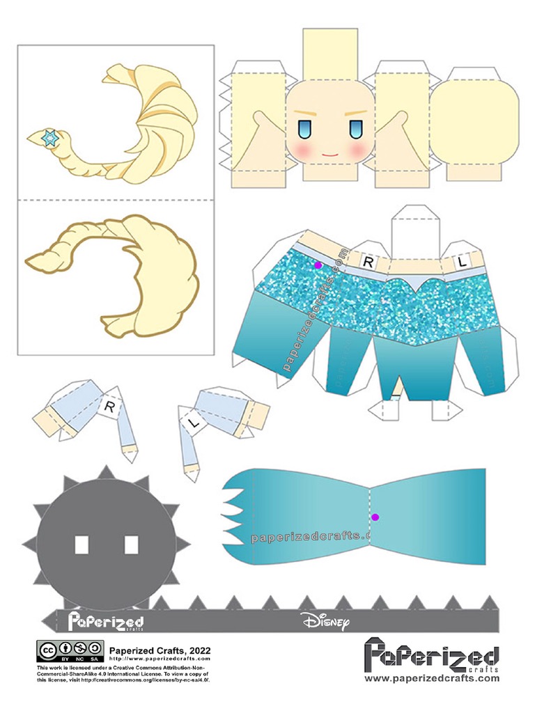 Disney Princess - Elsa Paperized | PDF