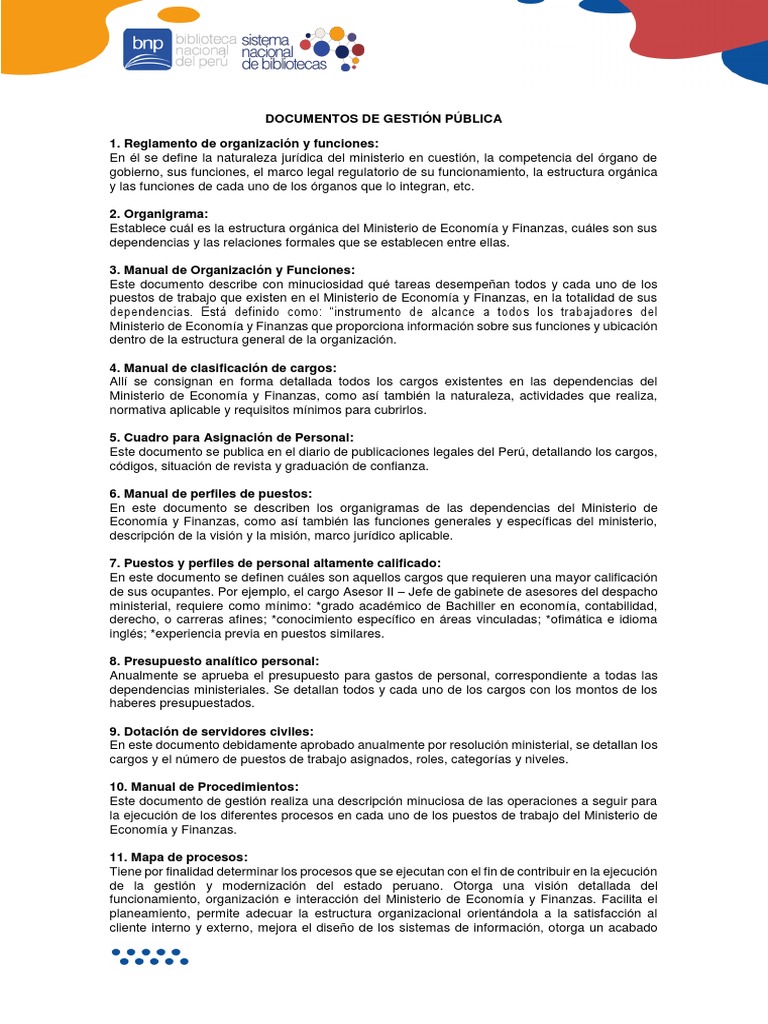 Documentos de Gestion Publica | PDF | Presupuesto | Administración Pública