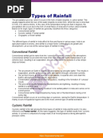 Rainfall Intensity Classification | PDF