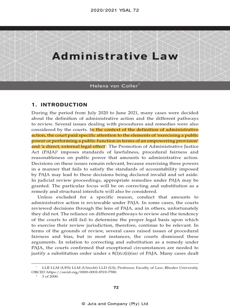 Admin Law - Helen | PDF | Administrative Law | Legal Remedy