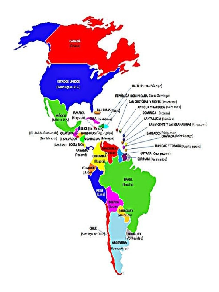 America Con Sus Nombres | PDF