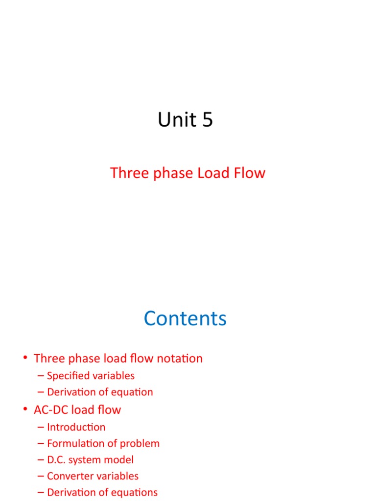 Chapter 2 Three Phase Load Flow | Download Free PDF | Electric Power ...