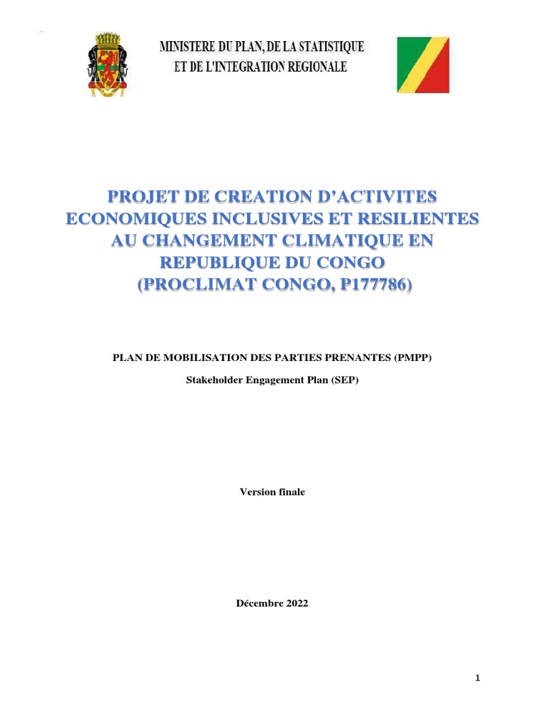 PROCLIMAT PMPP Final For Disclosure - Compressed | PDF | Développement ...