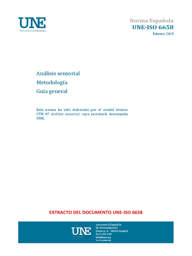 (Ex) Une-Iso 6658 2019 | PDF