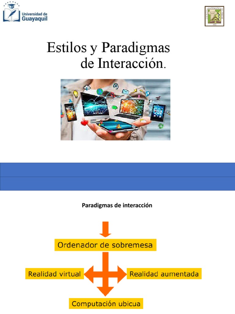 Clase 3 InteraccionHM Paradigmas | PDF | Informática | Ciencias de la ...