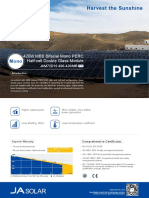 JA Solar JAM72D40 575-600V Datasheet | PDF
