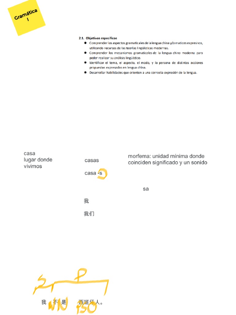Introducción A La Gramática de China 2 | PDF