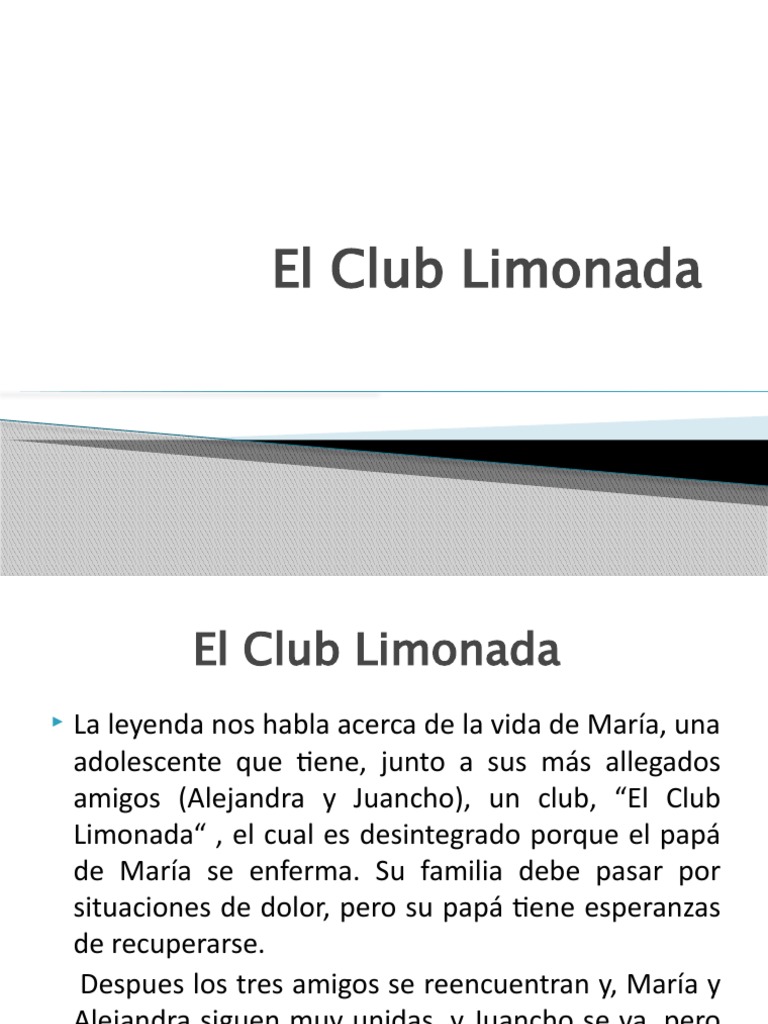 El Club Limonada | PDF