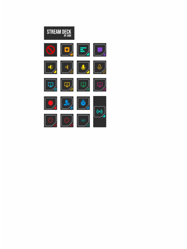 StreamDeck Layout DIY | PDF