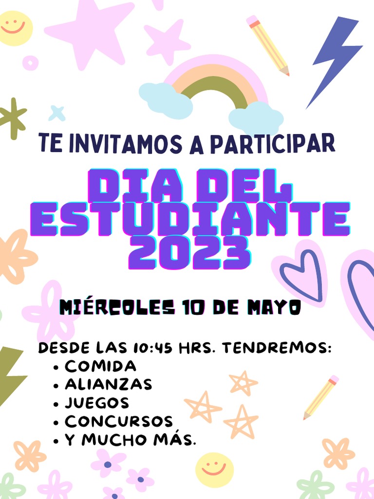 Poster Dia Del Estudiante | PDF