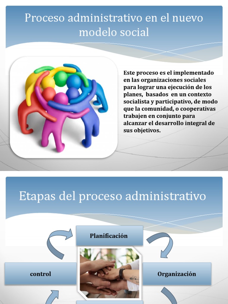 Proceso Administrativo EN EL NUEVO MODELO SOCIAL | PDF