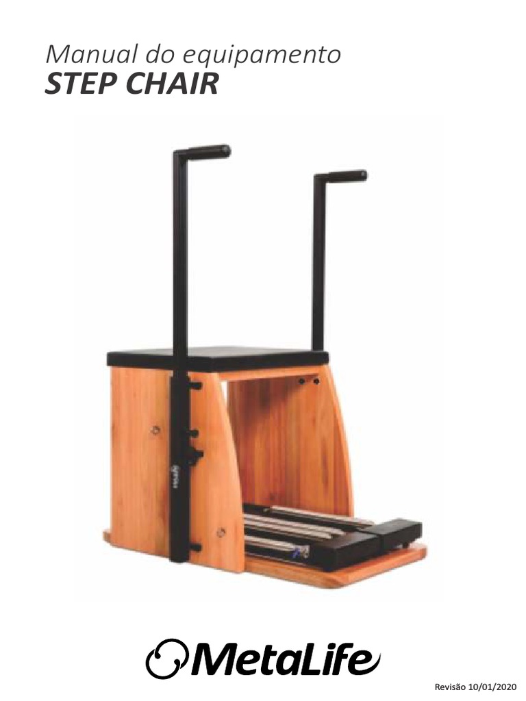 Manual da Step Chair Metalife | PDF | Madeira | Vestir-se