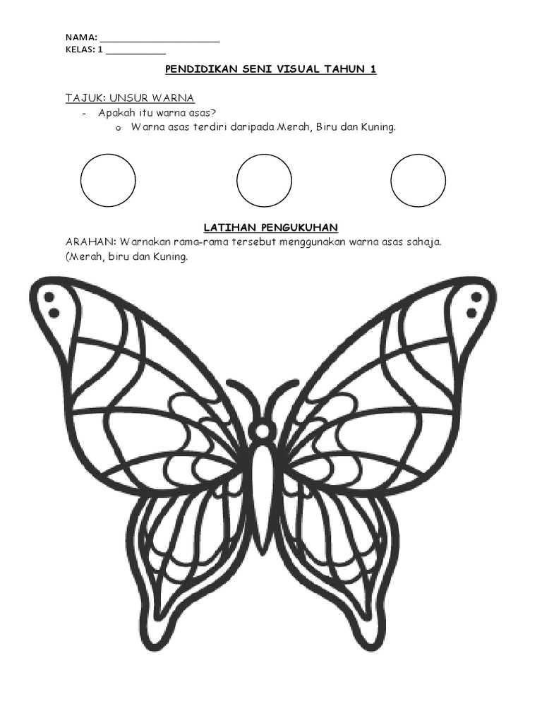 Pendidikan Seni Visual Tahun 1 | PDF