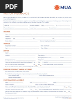 Mapfre Middlesea Motor Claim Form | PDF | Insurance