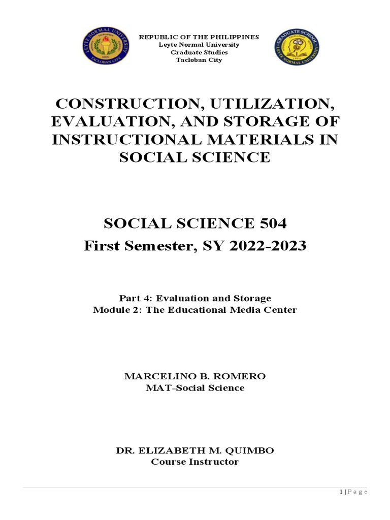 Module 2 | PDF | Libraries | Librarian