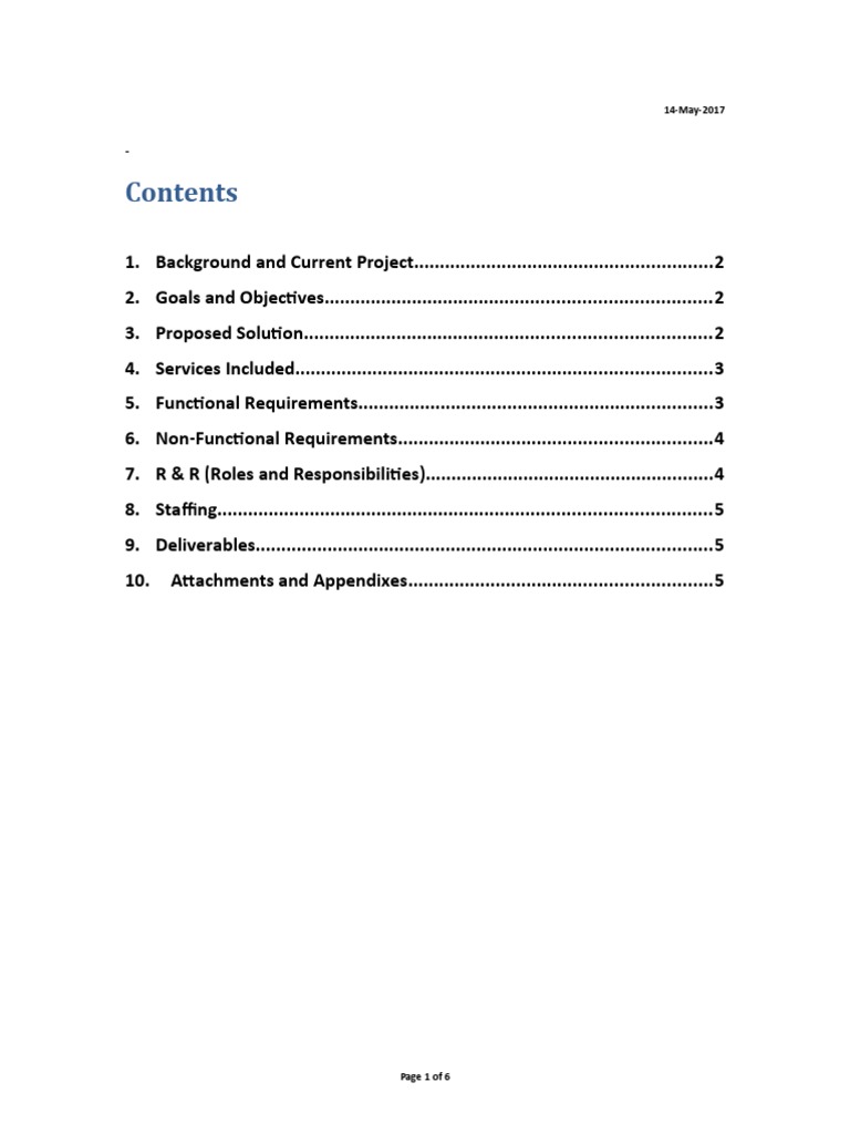 Statement of Work Template Word | PDF | Software | Regulatory Compliance