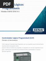SENAI - Aula de CLP (ATUAL) | PDF | Controlador lógico programável | Entrada/Saída