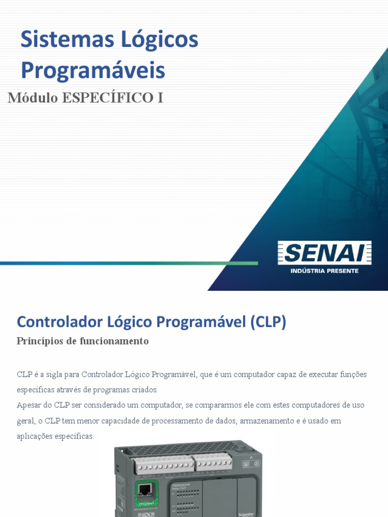 Aula 02 - Sistemas Lógicos Programáveis | PDF | Controlador lógico ...
