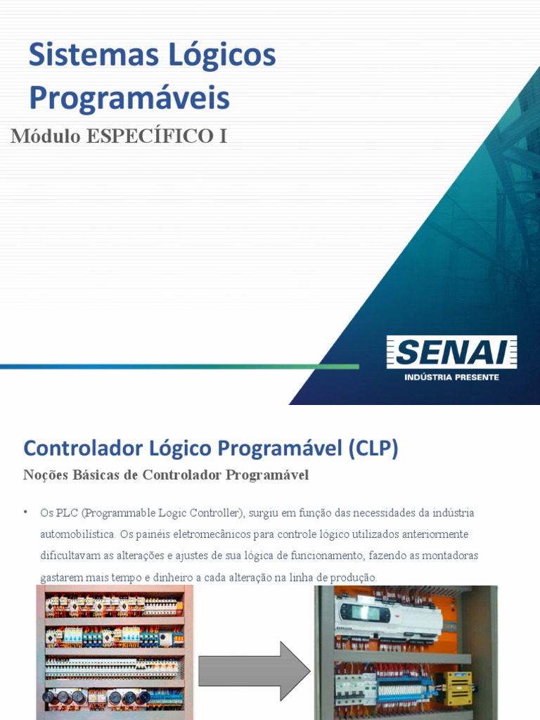 Introdução ao Controlador Lógico Programável | PDF | Controlador lógico ...