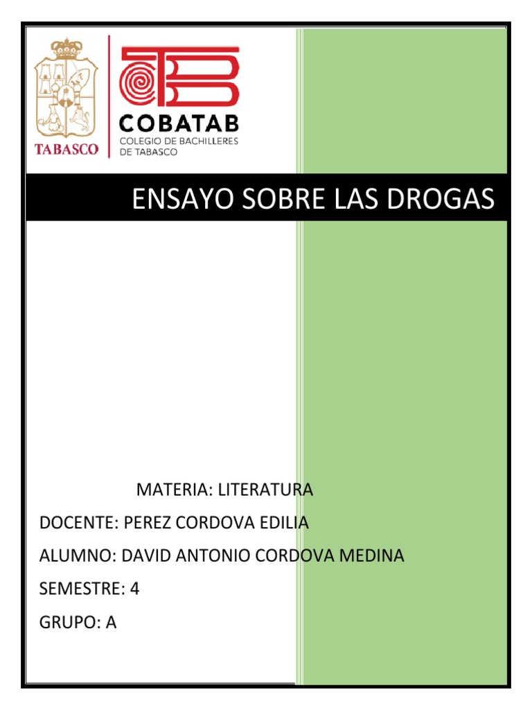 Drogadicción Introducción | PDF | La dependencia de sustancias | Drogas