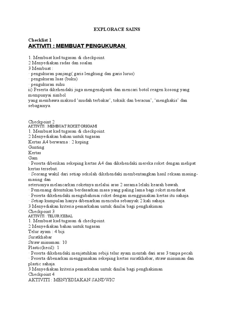 Explorace Sains | PDF | Sains & Matematika